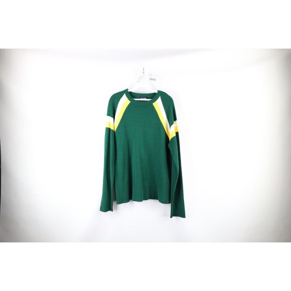 Vintage | Sweaters | Vintage 7s Streetwear Womens Large Striped Color ...